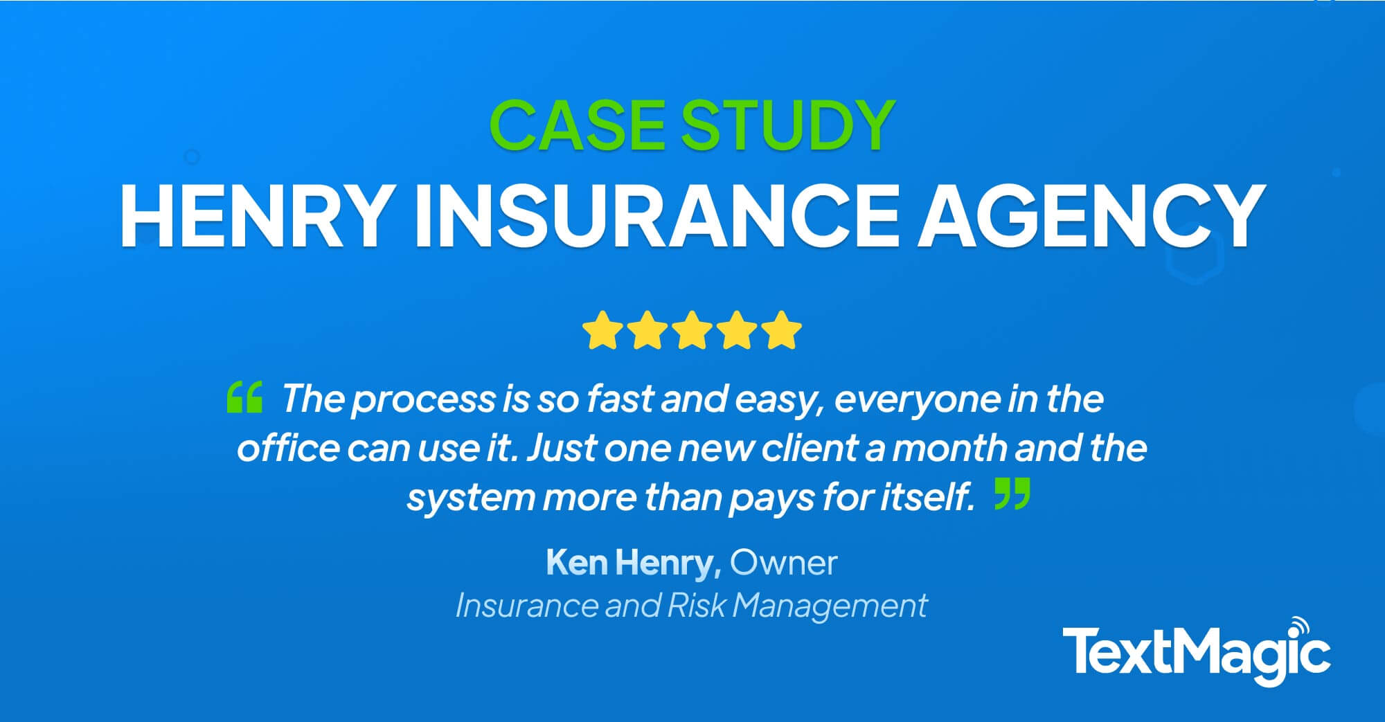 Texting Increases Closing Ratio for Insurance Company by 10%