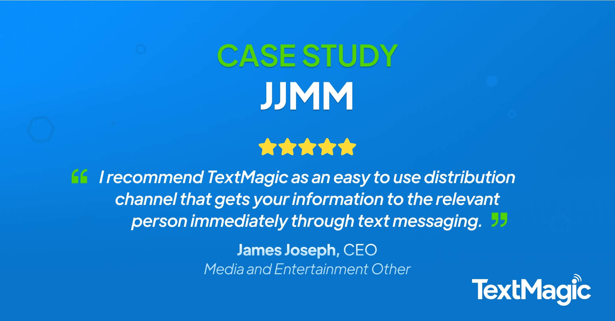 TextMagic Boosts JJMM Sales by 20% and Awareness by 60%