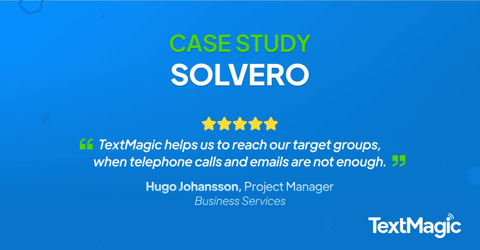 Solvero Boosts Response Rates with Text Messaging