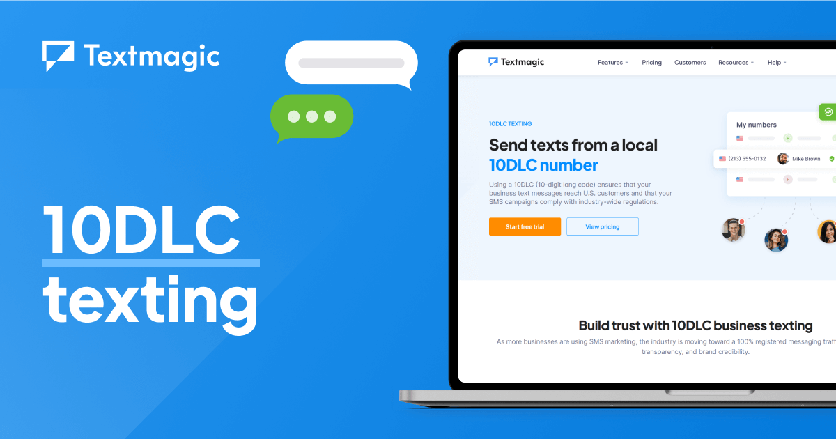 Send texts from a local 10DLC number - Textmagic Send texts from a local 10DLC number - Textmagic