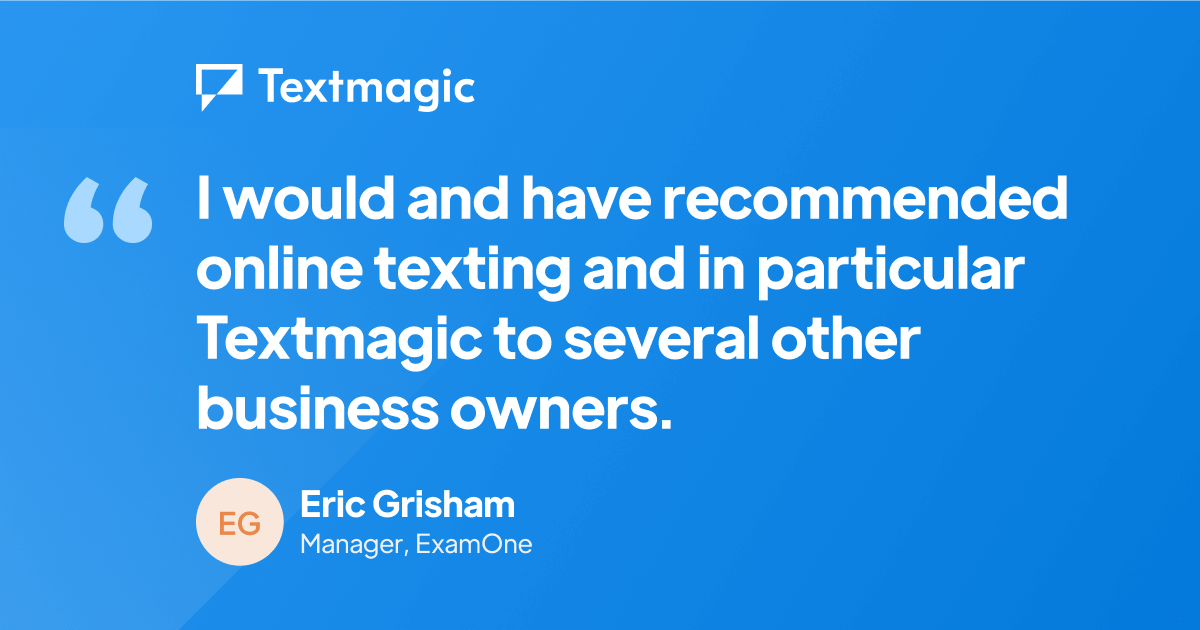 Texting Makes Appointment Scheduling Easier for ExamOne