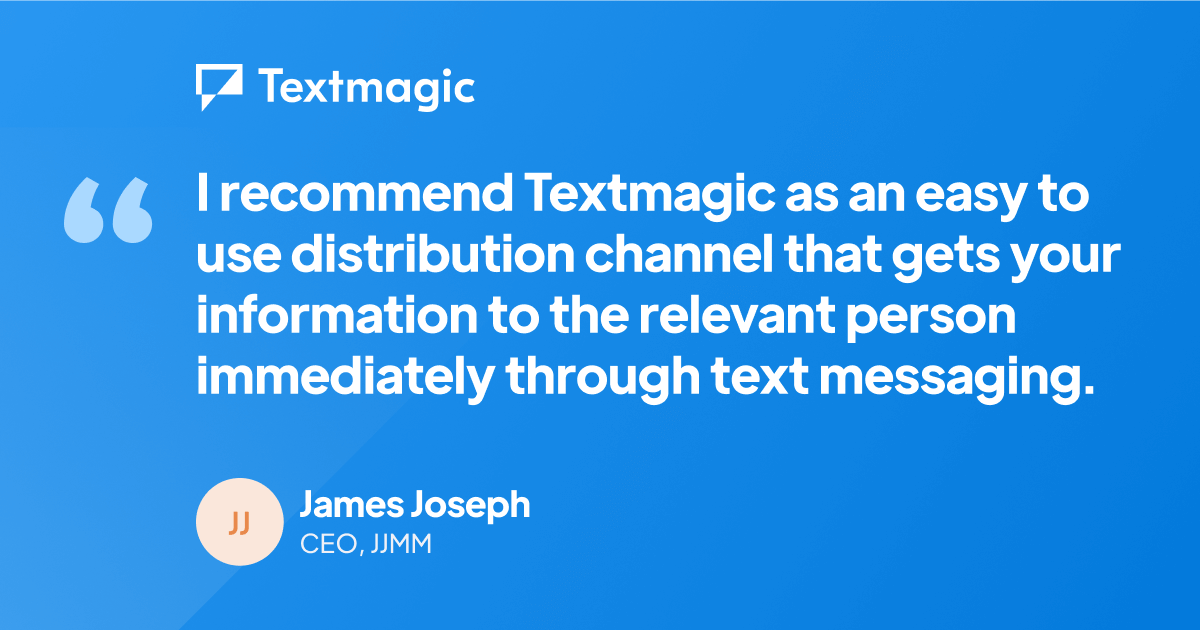 Textmagic Boosts JJMM Sales by 20% and Awareness by 60%
