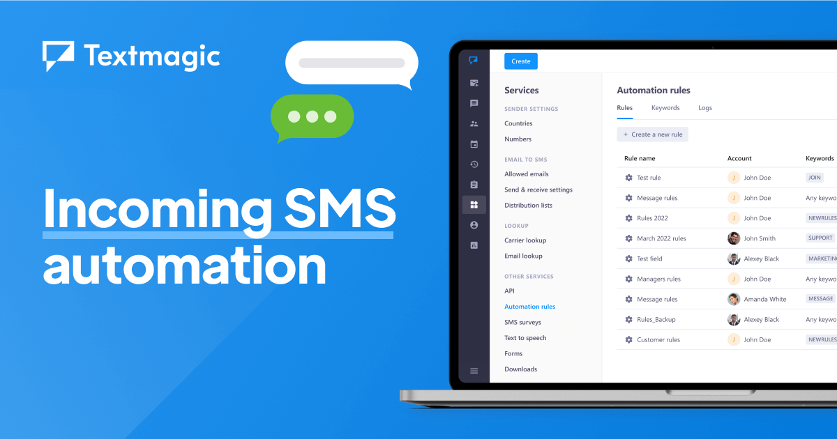 Text Message Automation: Reply Instantly to Senders - Textmagic