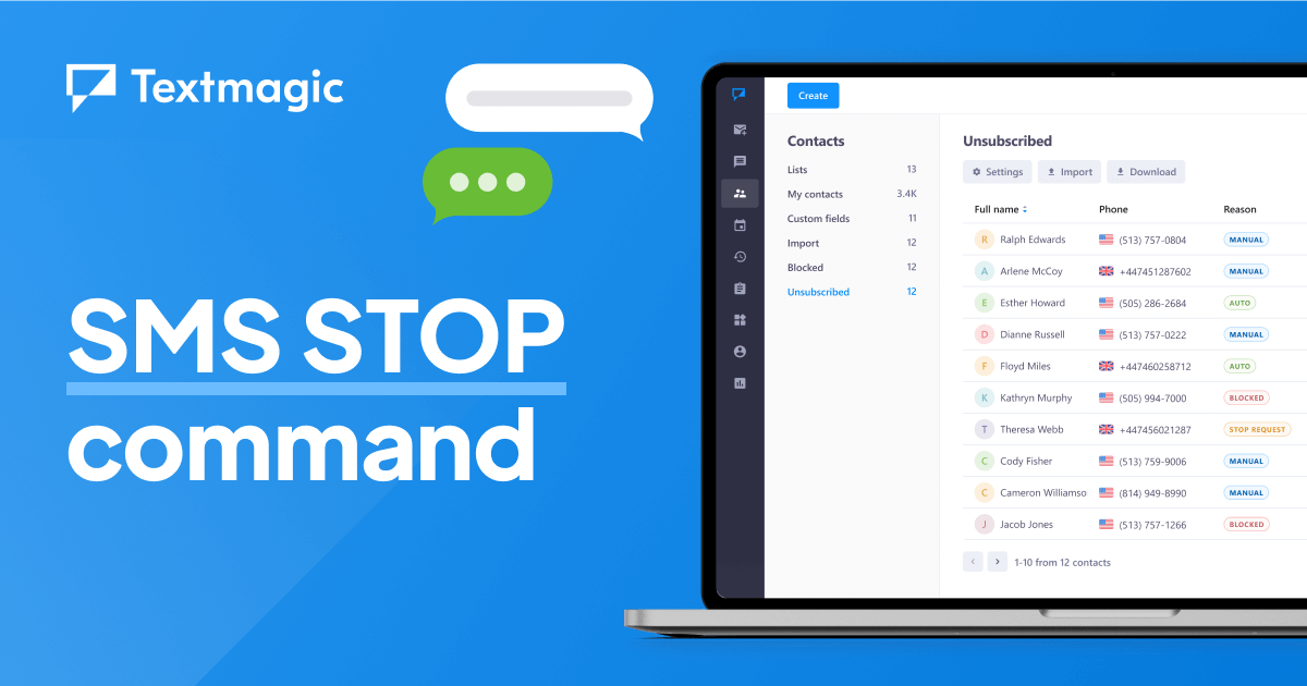 SMS Stop Command: Allow Subscribers To Opt-Out