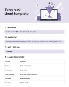 11 Standout sell sheet examples and templates