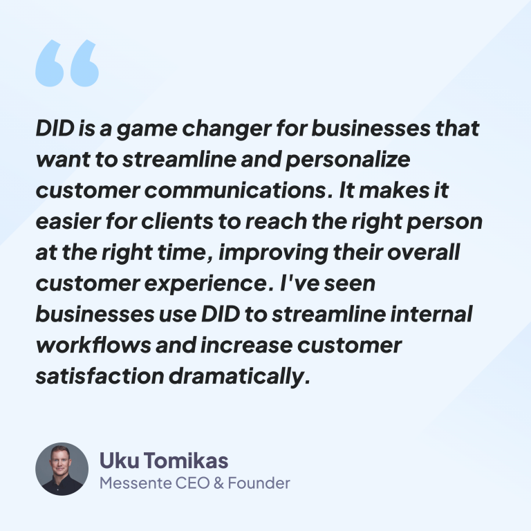 What is Direct Inward Dialing (DID)?