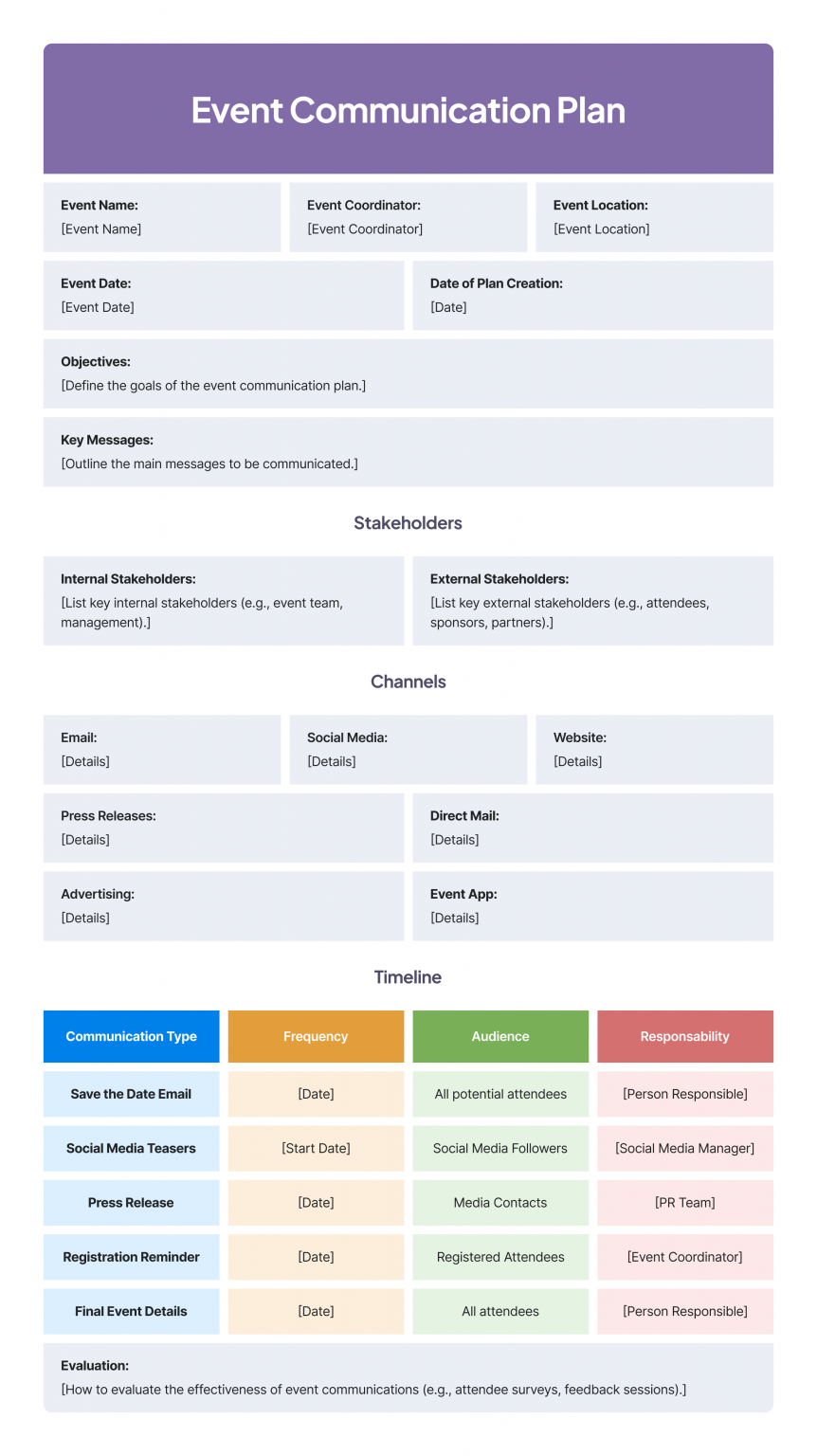 6 Efficient Communication Plan Templates for Your Business