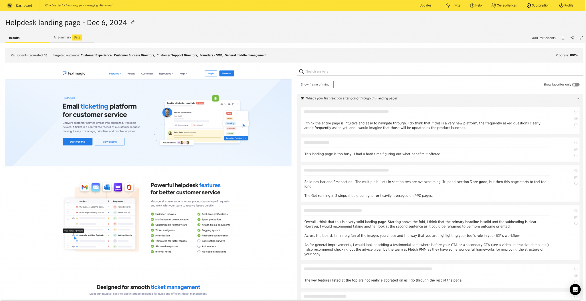 Wynter case study - Textmagic