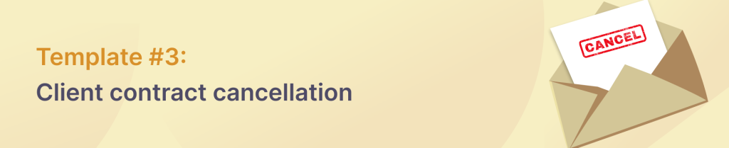 10 Cancellation Email Response Templates to Customers