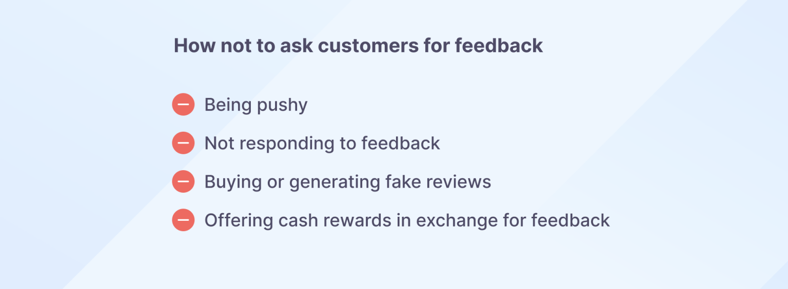 How to Ask Customers for Feedback the Right Way