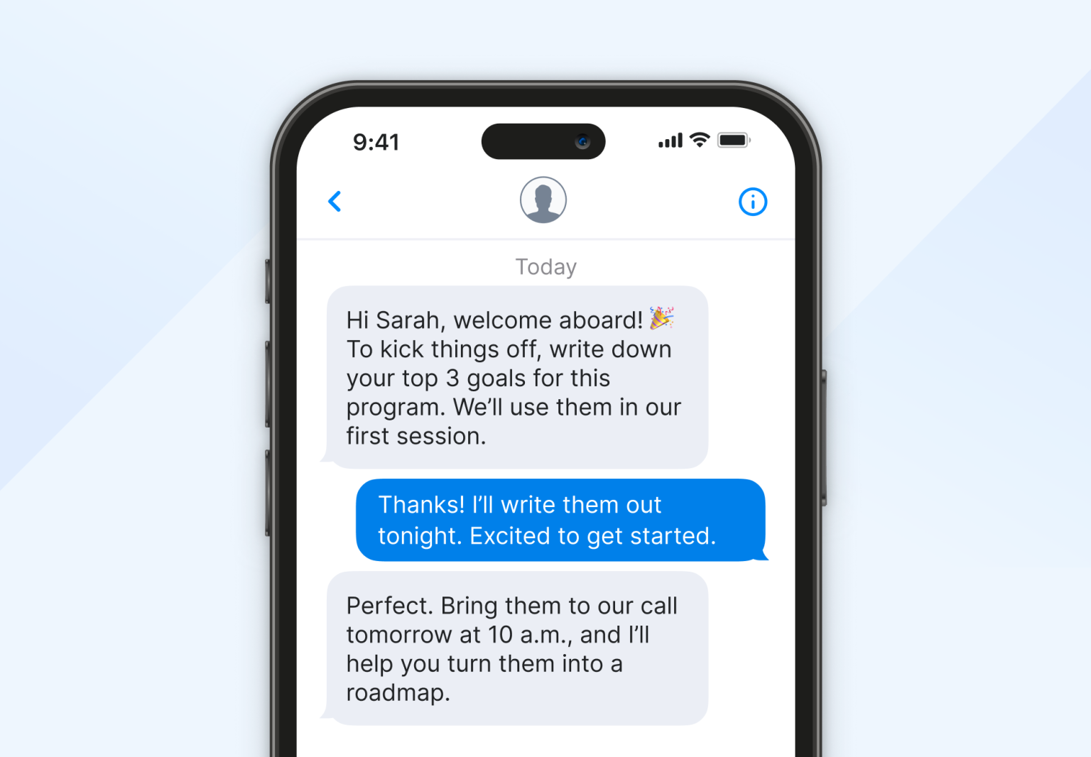 20 Coaching Conversation SMS Templates to Motivate Your Clients